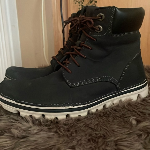 Timberland | Shoes | Timberland Boots Ortholite Black 8 Women Cream Tan ...